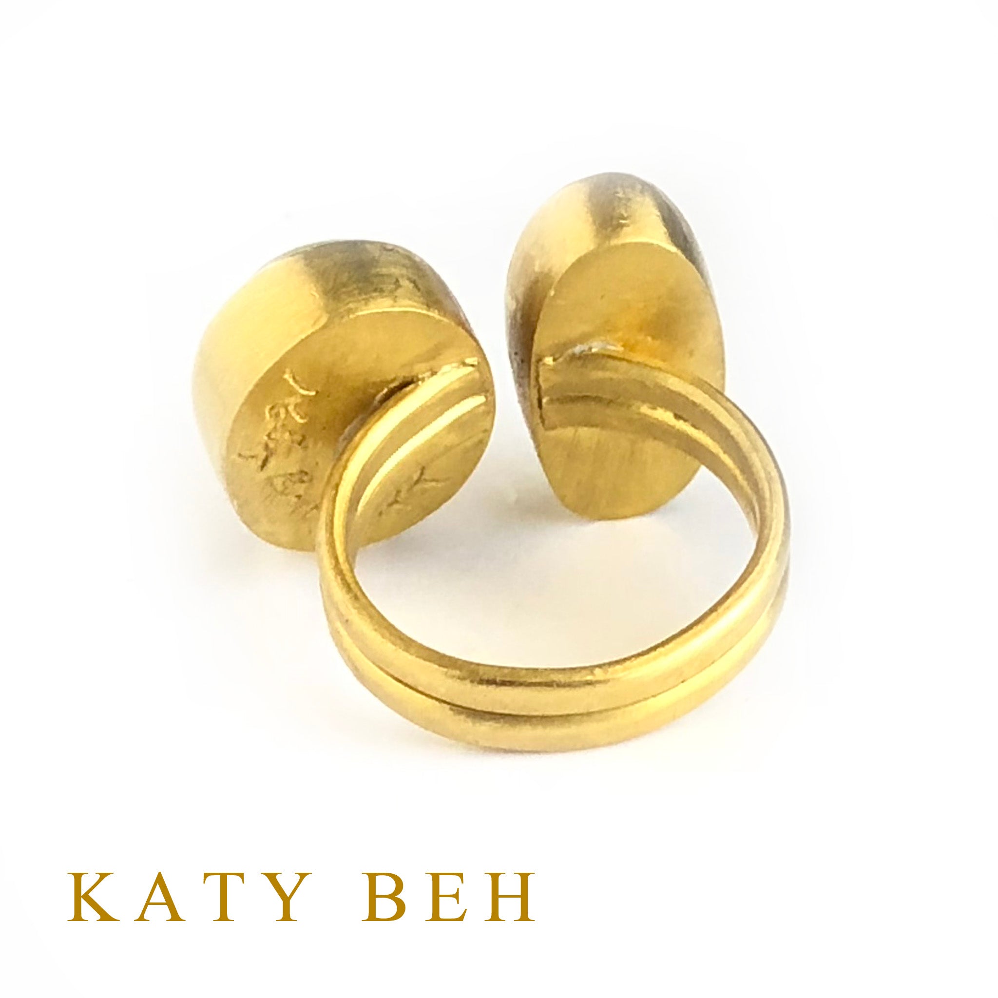 Becca Rubellite and Green Opal Ring | Katy Beh Jewelry