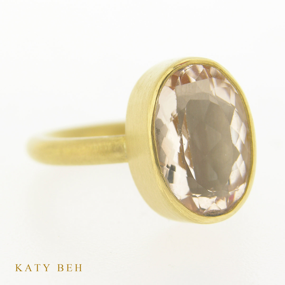 Morganite Ring | Katy Beh Jewelry