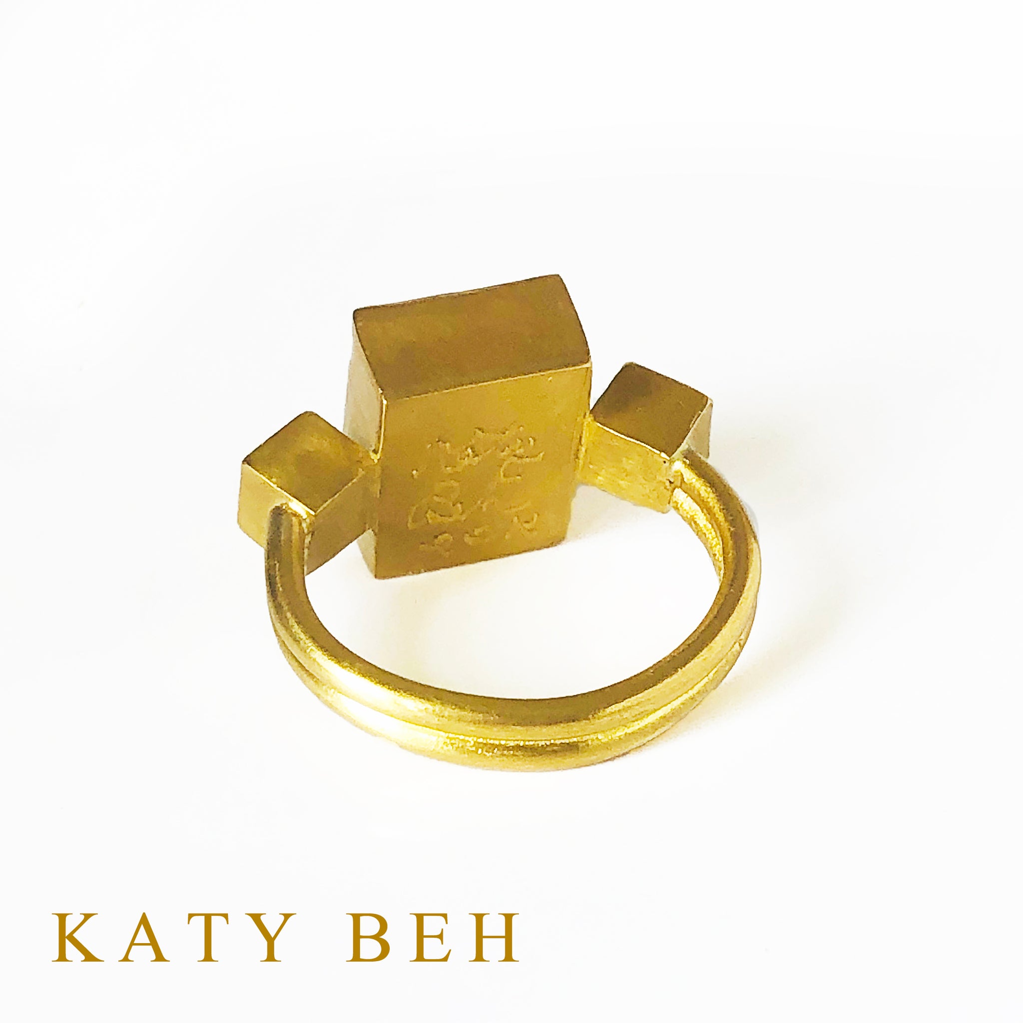 Remy Green Aquamarine and Yellow Sapphire Ring | Katy Beh Jewelry