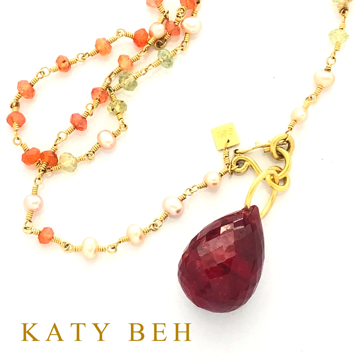 Wren Ruby Pendant | Katy Beh Jewelry